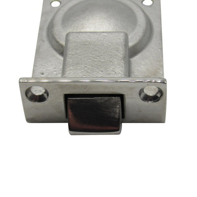 Flush Lifting Ring Pull Handle with Catch 60MM x 40MM (Stainless Steel ...