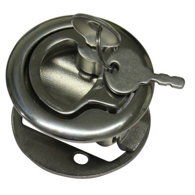 Flush Mount Lifting Ring Pull Handle 61MM (Stainless Steel Locking Door ...