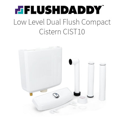 FlushDaddy Low Level Dual Flush Compact Cistern CIST10