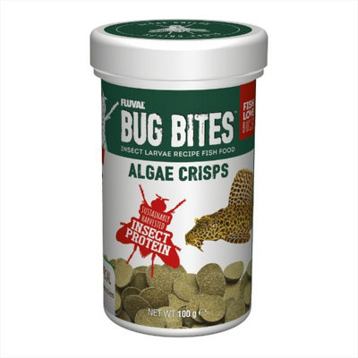 Fluval Bug Bites Algea Wafers 100g | DIY at B&Q