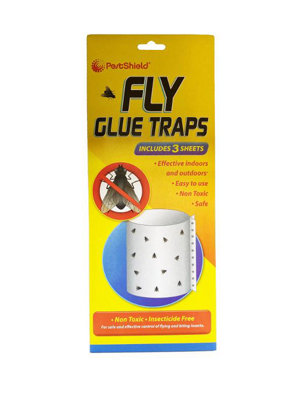 FLY GLUE NON-TOXIC TRAP INCLUDES 3pk
