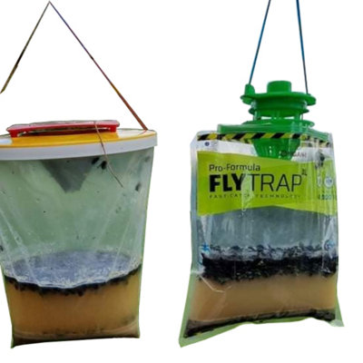 FLY TRAP Fly Trap Fly Catcher Fly Bait Fly Trap Bag Outdoor Fly Trap ...