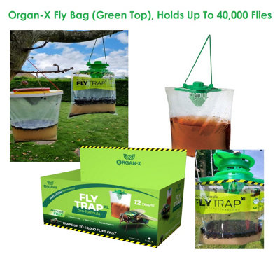 FLY TRAP Fly Trap Fly Catcher Fly Bait Fly Trap Bag Outdoor Fly Trap ...
