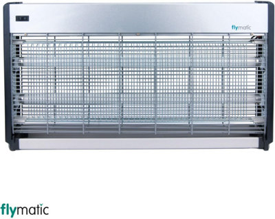 Flymatic UV Electric Fly Killer with 2 Spare Bulbs 40w