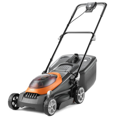 Flymo 36V UltraStore 380R Cordless Lawnmower 38cm Twin 18v & Grass ...