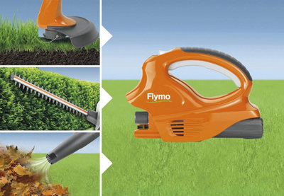 Flymo C-Link 20V 3-in-1 Combi Grass Trimmer Hedge Trimmer & Blower Body ...