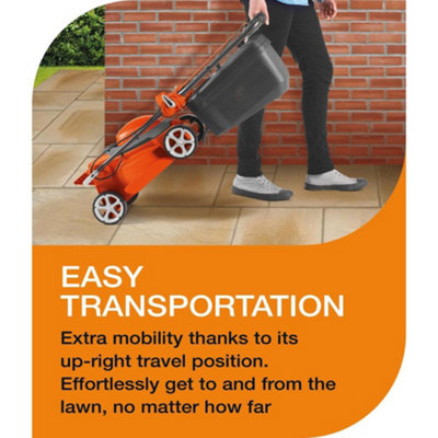 Flymo EasiStore 300R Corded Rotary Lawnmower 1200W