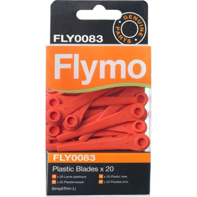 Flymo FLY083 Genuine Plastic Blade for SimpliTrim Li Grass Trimmers QTY ...