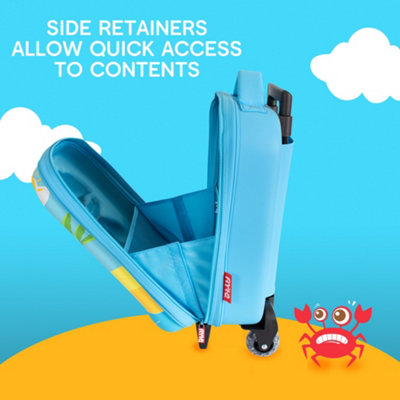 Flyte 3D Dinosaur Hardtop Cabin Suitcase - 2 Wheels, 13 Litre Capacity ...