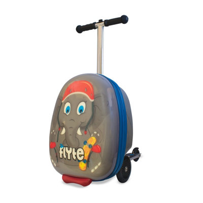 Flyte Scooter Suitcase Folding Kids Luggage - Eddie the Elephant ...