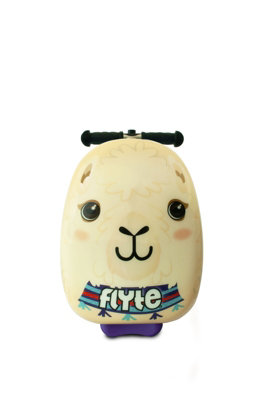 Flyte Scooter Suitcase Folding Kids Luggage - Luca the Llama, Hardshell ...