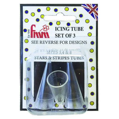 FMM Cake Icing Tube Set Clear (One Size)