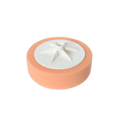 FMT6064/MAN Hard Orange Compounding Pad 150 X 50Mm M14 Thread. Supplied ...