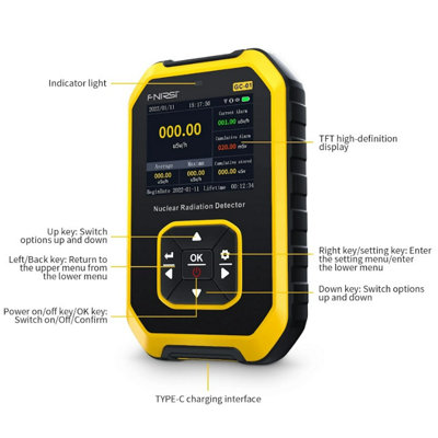 FNIRSI GC-01 Geiger Counter Nuclear Radiation Detector