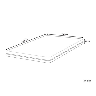 Foam Mattress ENCHANT Medium 140 x 200 cm (EU Double)