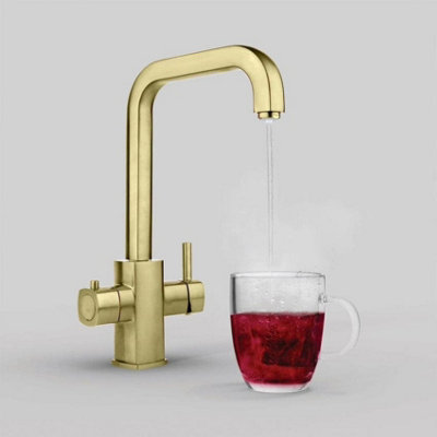 FOHEN FIGARO CHAMPAGNE GOLD 3 IN 1 INSTANT BOILING WATER TAP
