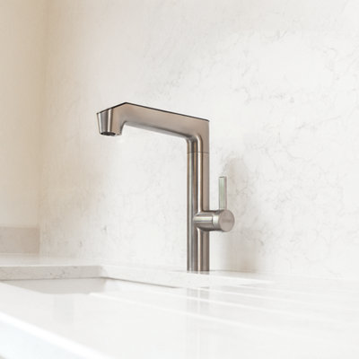 Fohen Modena Brushed Steel 3 in 1 Instant Boiling Water Tap
