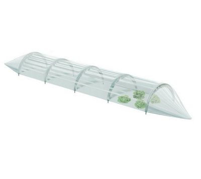 Foil Greenhouse Tunnel 240cm Veg Flower Protection Garden Plants Home ...