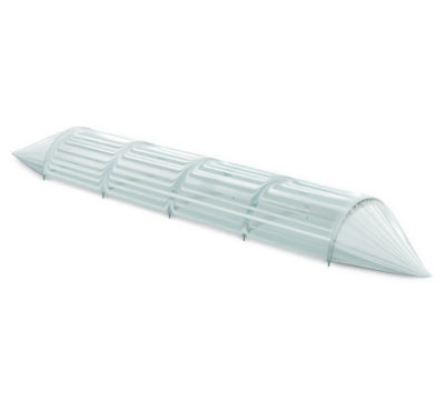 Foil Greenhouse Tunnel 240cm Veg Flower Protection Garden Plants Home ...