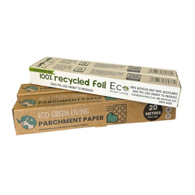 Foil X 2, 10m X 30cm Parchment Paper X 2, 20m X 30cm