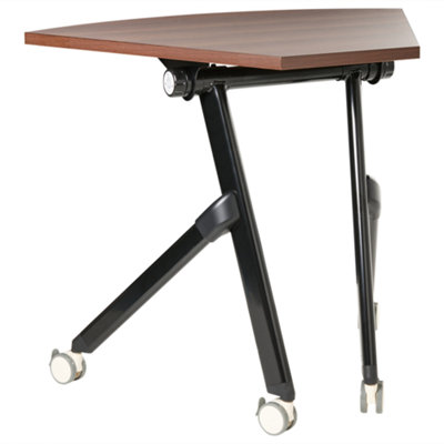 Foldable Corner Desk Module BENDI Dark Brown 90 cm 64 cm