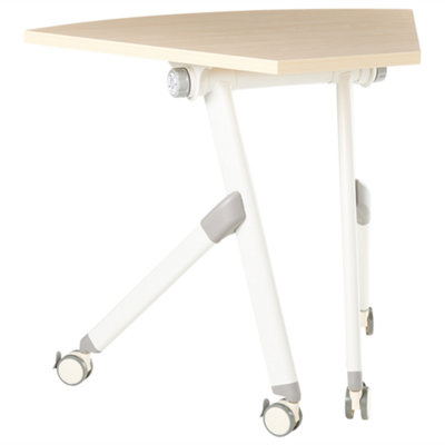 Foldable Corner Desk Module BENDI Light Brown 90 cm 64 cm