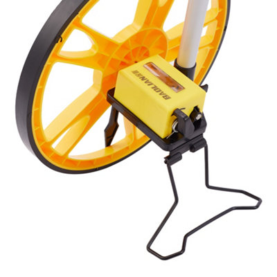 Foldable Digital Rolling Measuring Wheel in Yellow