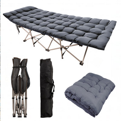 Foldable Guest Bed with Removeable Cushioned Mattress