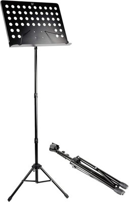 Foldable Metal Music Stand with Adjustable Height 50 150cm Tripod ...