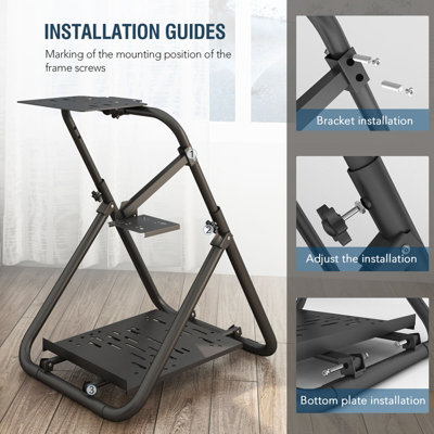 Foldable Racing Steering Wheel Stand