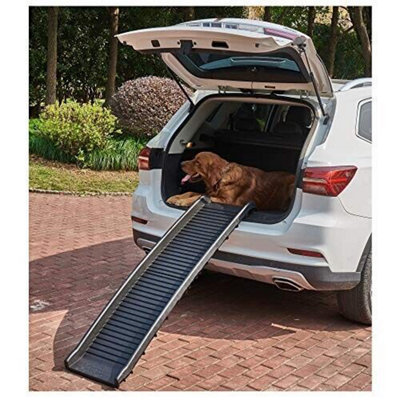 Foldable Ramps, Portable Pet Ramp with Non-slip, Easy-Fold Lightweight