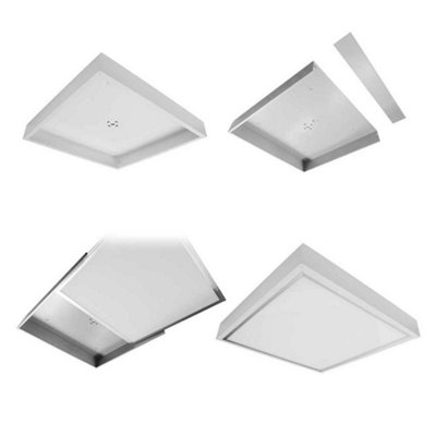 Foldable Screwless Surface Mounting Frame for LED Panels