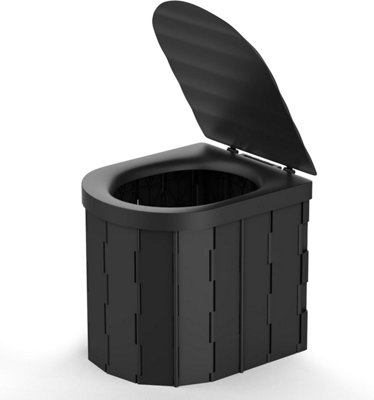 Foldable Toilet Compact Portable Toilet Potty Loo Seat Travel Camping ...