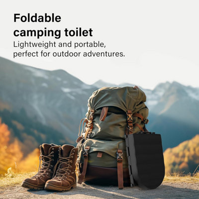Foldable Toilet Compact Portable Toilet Potty Loo Seat Travel Camping ...