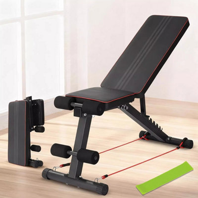 Foldable Weight Bench Adjustable Strength Training Full Body Workout