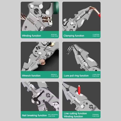 Foldable wire stripper pulley design multi-function electrician wire ...