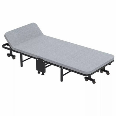 Folding Bed with Mattress, Single Guest Beds