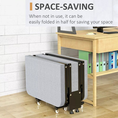 Folding Bed with Mattress, Single Guest Beds