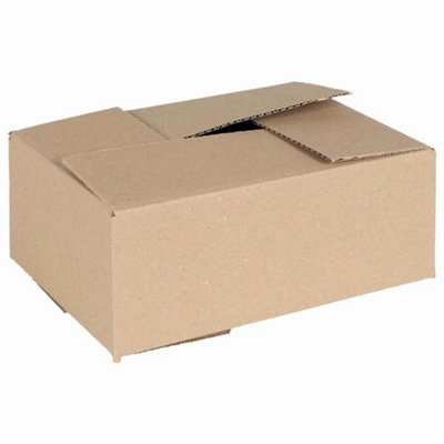 Folding Box 50 pcs Brown 25 x 17.5 x 10 cm Cardboard
