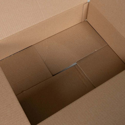 Folding Box with Storage 50 pcs Brown 40 x 30 x 10 cm Cardboard
