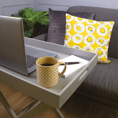 Folding Butlers Tray & Stand - Stylish Wooden Side Table with ...