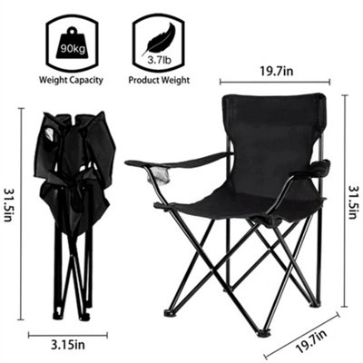 Folding Camping Chair Picnic Fishing Seat Portable