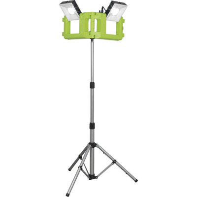 Folding Case Floodlight & Tripod Stand - 60W COB LED - IP44 Rated ...