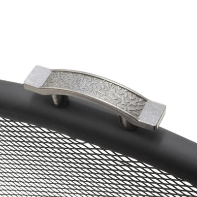 Folding Fire Guard Screen Free Standing Ashford Spark Coal Fireplace ...