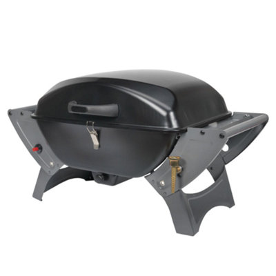 Folding Gas Barbecue Combo BBQ Trolley Portable Picnic Camping Table ...