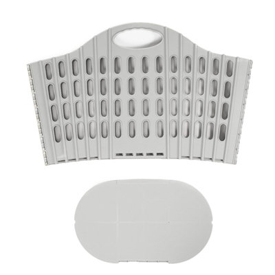 Folding Laundry Basket Bin Space Saving Washing Hamper Clothes Storage ...