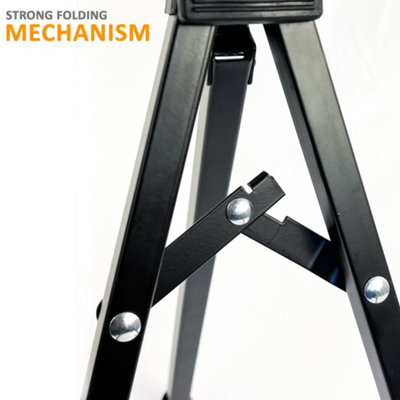Folding Metal Guitar Stand Free-Standing A-Frame for Electric ...