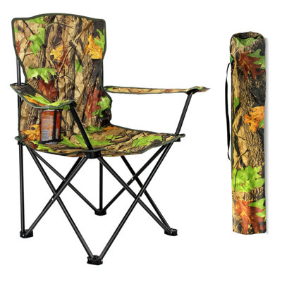 Folding Outdoor Chair Camping Garden Fishing Seat Furniture Portable ...