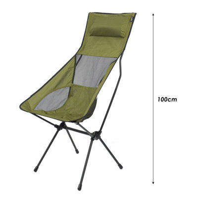 Folding Outdoor Chair Green, Pack Away Easy, Durable