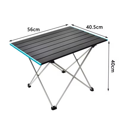 Folding Outdoor Table , Lightweight Aluminum for Camping, BBQ, Garden